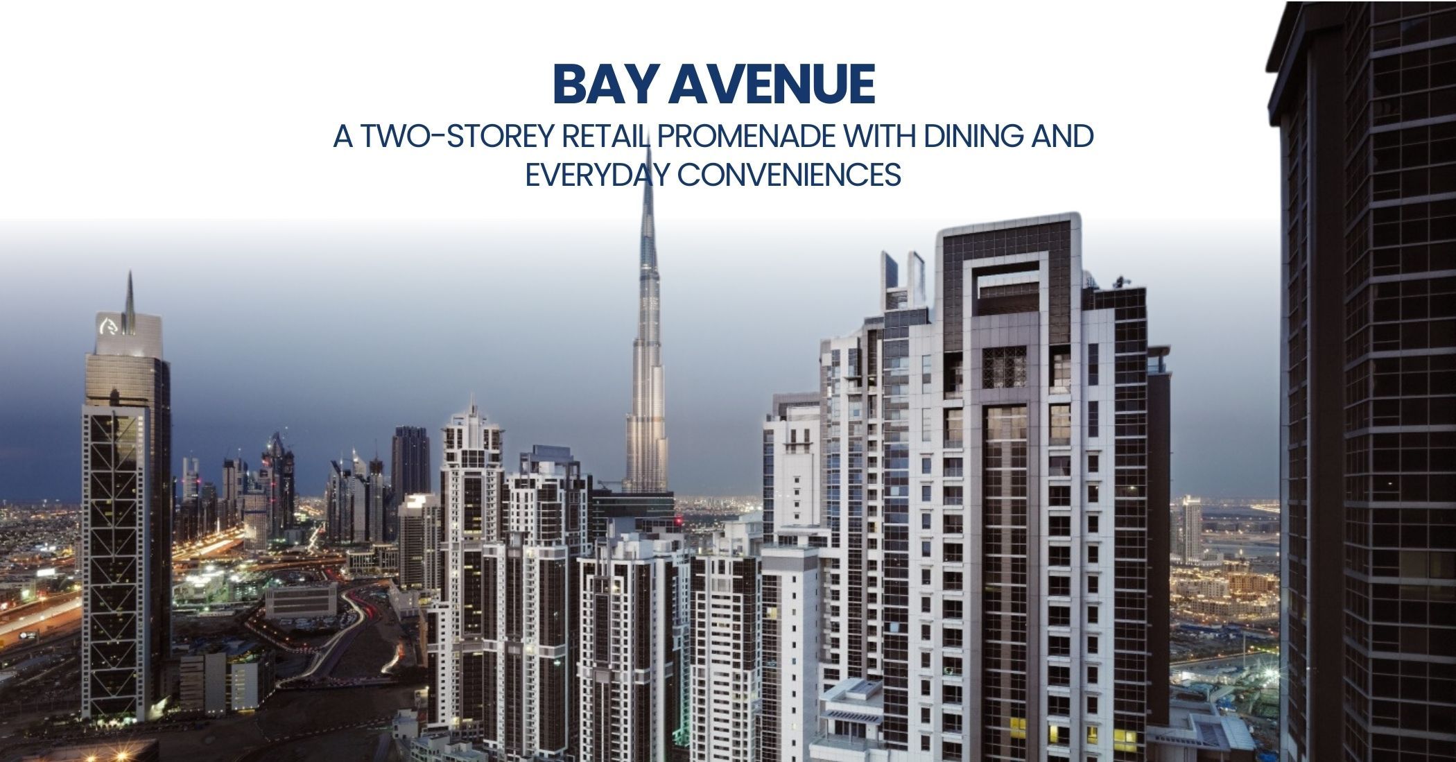 Bay Avenue: Executive Towers' Premier Shopping Hub | Stage Properties